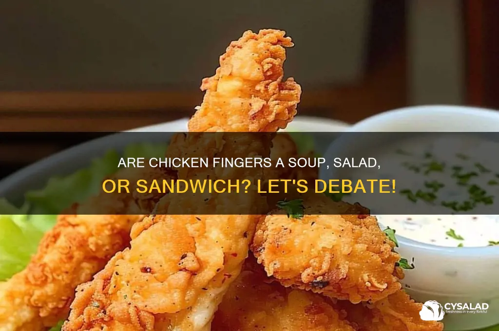 Are Chicken Fingers A Soup, Salad, Or Sandwich? Let's Debate! | CySalad