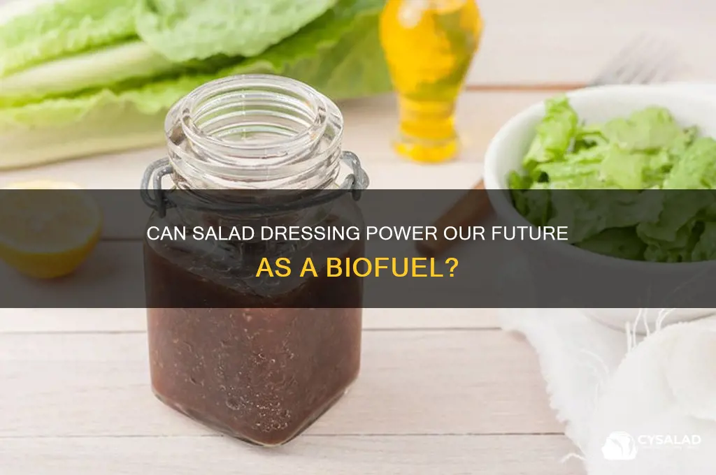 Can Salad Dressing Power Our Future As A Biofuel? | CySalad