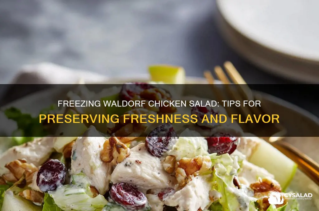 Freezing Waldorf Chicken Salad: Tips For Preserving Freshness And ...