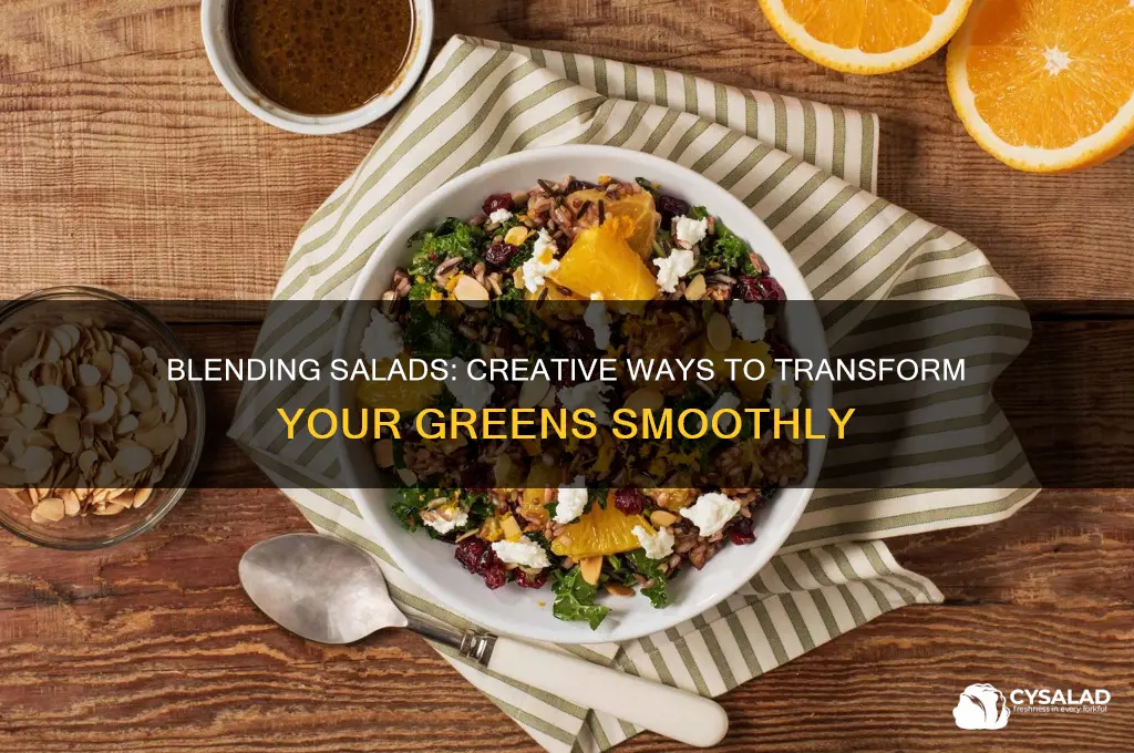 Blending Salads: Creative Ways To Transform Your Greens Smoothly | CySalad