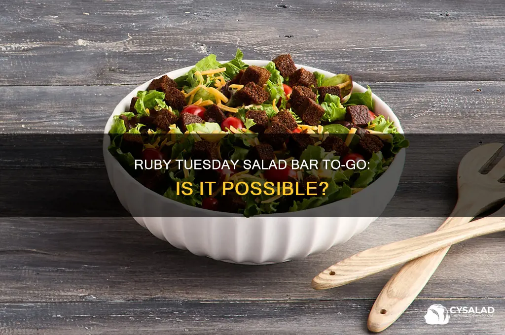 Ruby Tuesday Salad Bar To-Go: Is It Possible? | CySalad