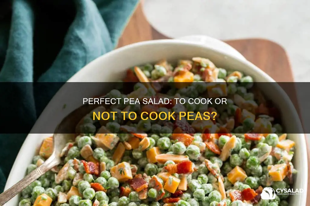 Perfect Pea Salad: To Cook Or Not To Cook Peas? | CySalad