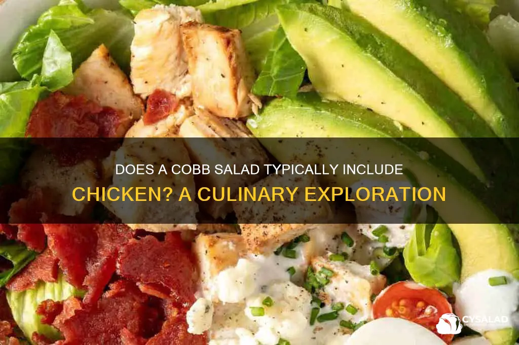 Does A Cobb Salad Typically Include Chicken? A Culinary Exploration ...
