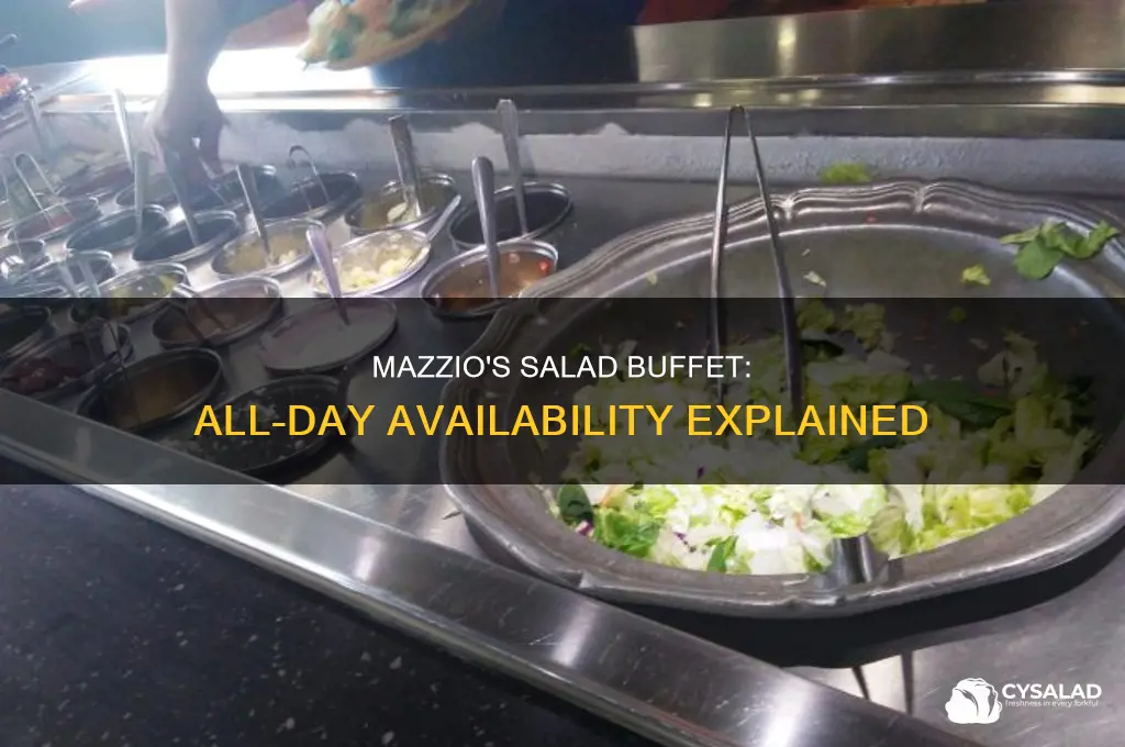 Mazzio's Salad Buffet: All-Day Availability Explained | CySalad