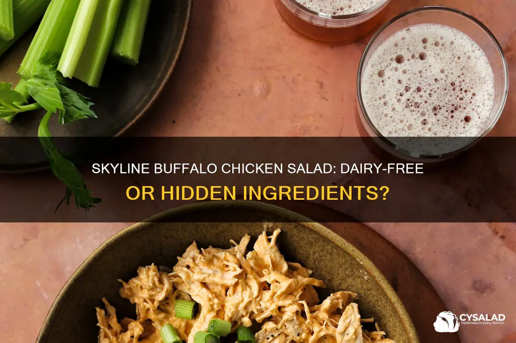 Skyline Buffalo Chicken Salad: Dairy-Free Or Hidden Ingredients? | CySalad