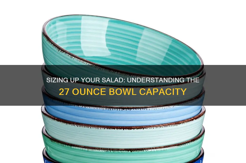 Sizing Up Your Salad: Understanding The 27 Ounce Bowl Capacity | CySalad