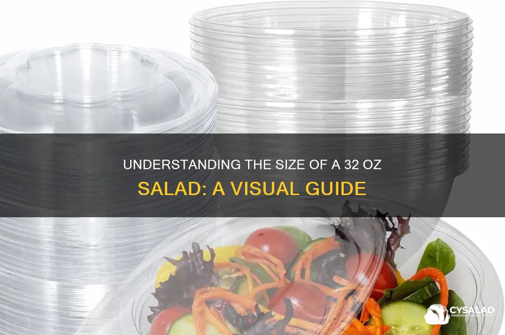 Understanding The Size Of A 32 Oz Salad: A Visual Guide | CySalad