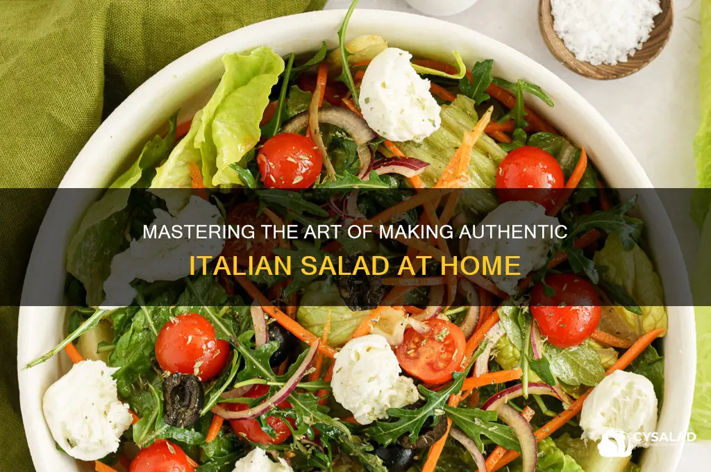 Mastering The Art Of Making Authentic Italian Salad At Home | CySalad