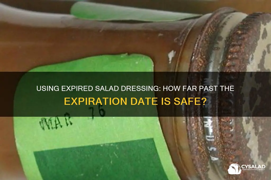 Using Expired Salad Dressing: How Far Past The Expiration Date Is Safe ...