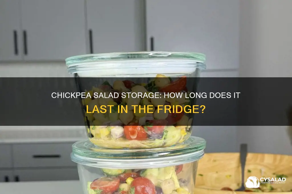 Chickpea Salad Storage: How Long Does It Last In The Fridge? | CySalad