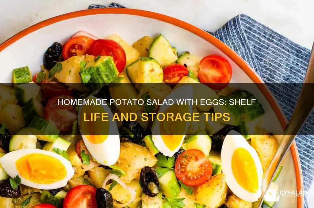 Homemade Potato Salad With Eggs: Shelf Life And Storage Tips | CySalad