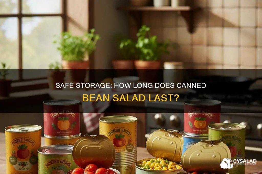 Safe Storage: How Long Does Canned Bean Salad Last? | CySalad