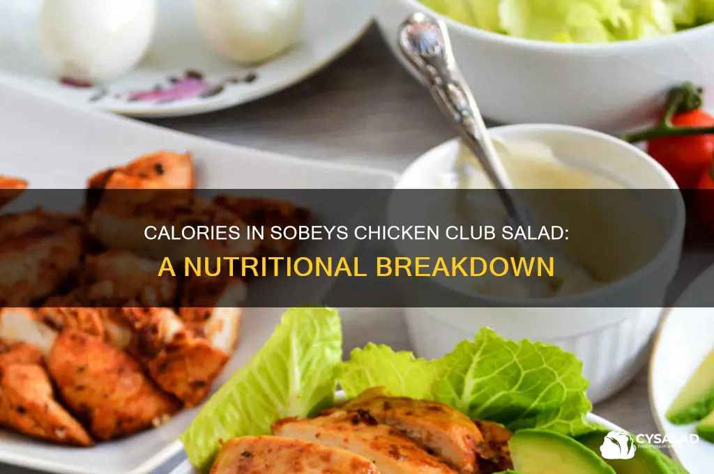 Calories In Sobeys Chicken Club Salad: A Nutritional Breakdown | CySalad
