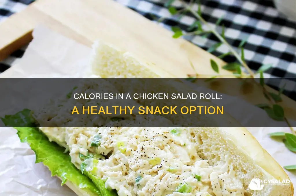 Calories In A Chicken Salad Roll: A Healthy Snack Option | CySalad