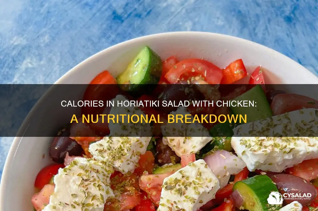 Calories In Horiatiki Salad With Chicken: A Nutritional Breakdown | CySalad