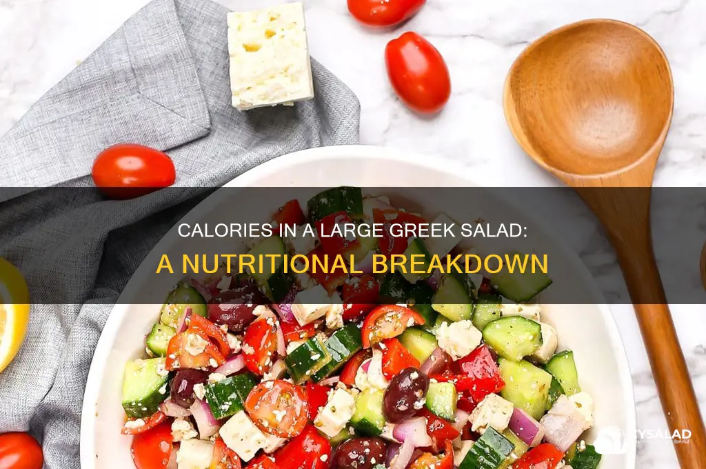 Calories In A Large Greek Salad: A Nutritional Breakdown | CySalad