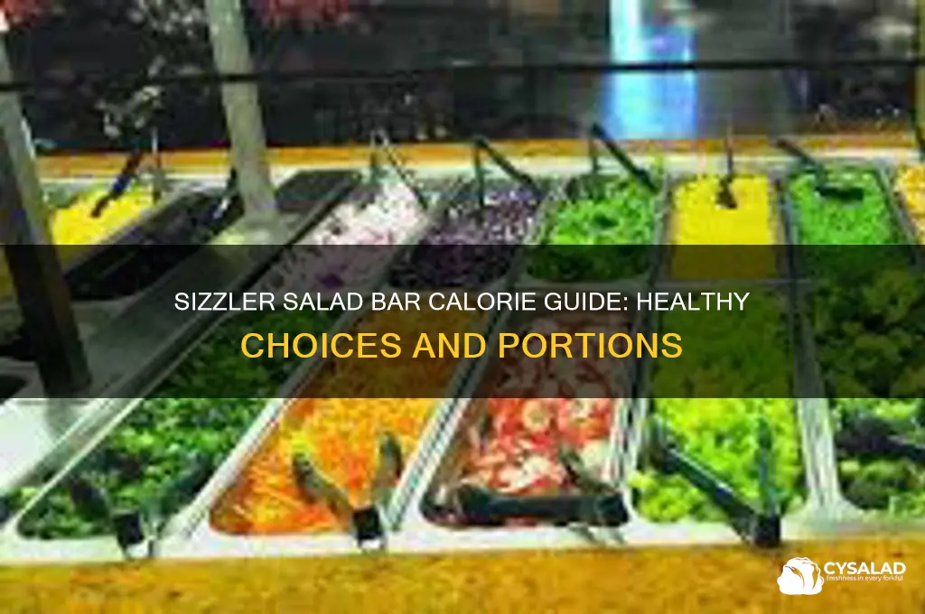 Sizzler Salad Bar Calorie Guide: Healthy Choices And Portions | CySalad