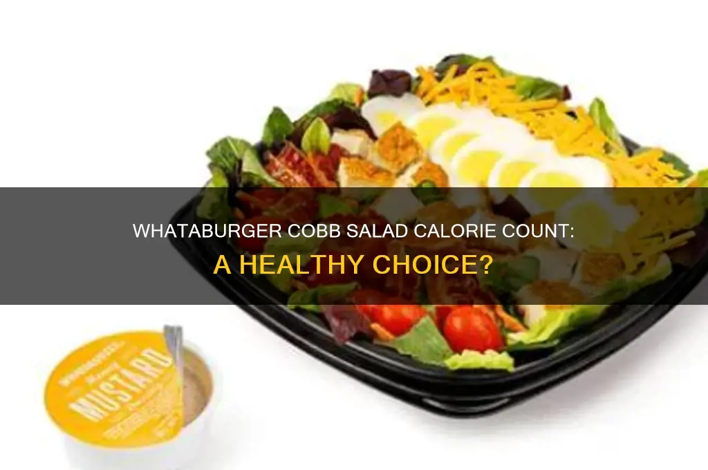 Whataburger Cobb Salad Calorie Count: A Healthy Choice? | CySalad