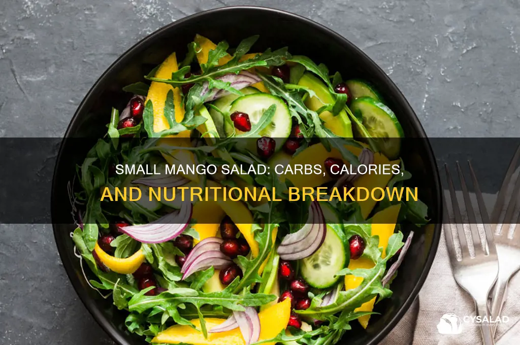 Small Mango Salad: Carbs, Calories, And Nutritional Breakdown | CySalad