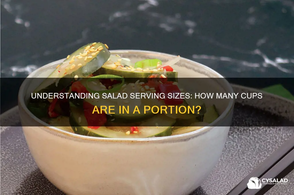 Understanding Salad Serving Sizes: How Many Cups Are In A Portion ...