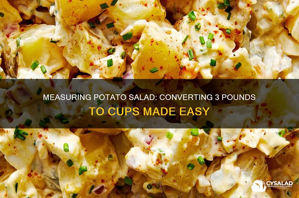 Measuring Potato Salad: Converting 3 Pounds To Cups Made Easy | CySalad