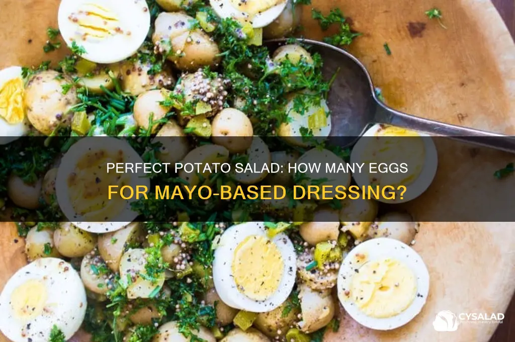 Perfect Potato Salad: How Many Eggs For Mayo-Based Dressing? | CySalad