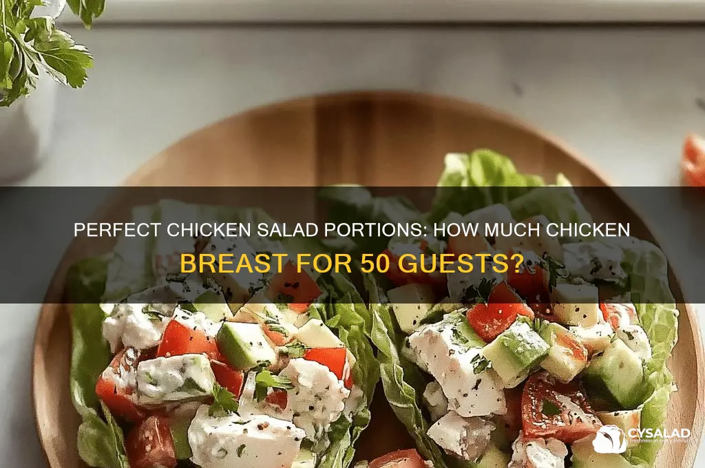 Perfect Chicken Salad Portions: How Much Chicken Breast For 50 Guests ...