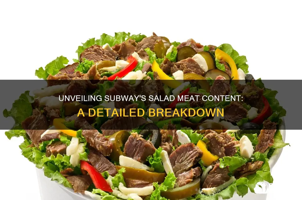 Unveiling Subway's Salad Meat Content: A Detailed Breakdown | CySalad