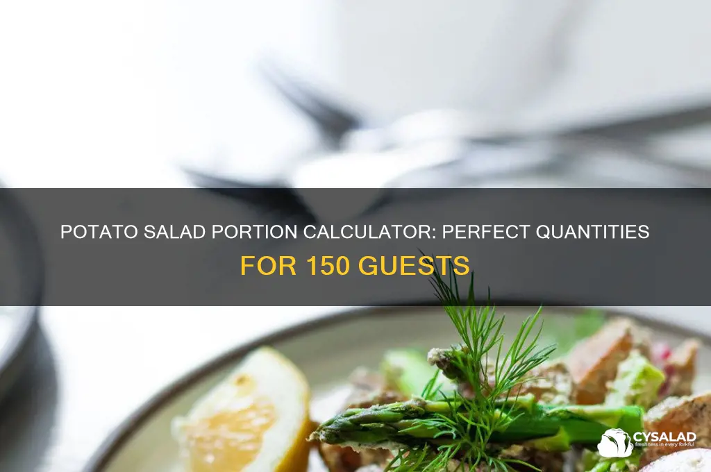Potato Salad Portion Calculator: Perfect Quantities For 150 Guests ...
