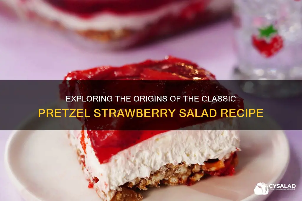 Exploring The Origins Of The Classic Pretzel Strawberry Salad Recipe ...