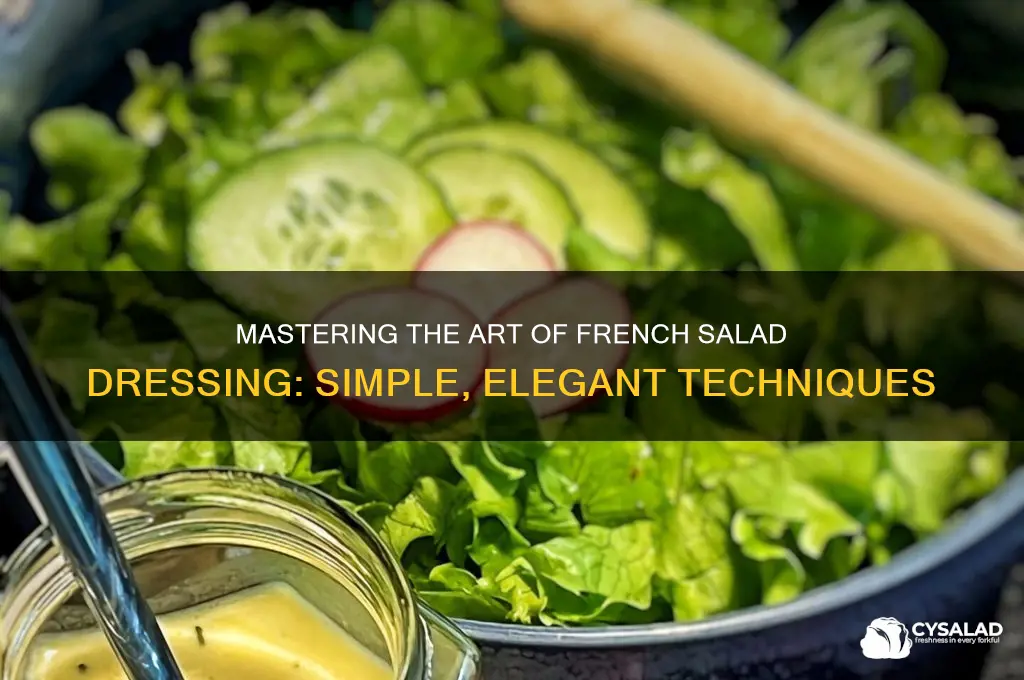 Mastering The Art Of French Salad Dressing: Simple, Elegant Techniques ...