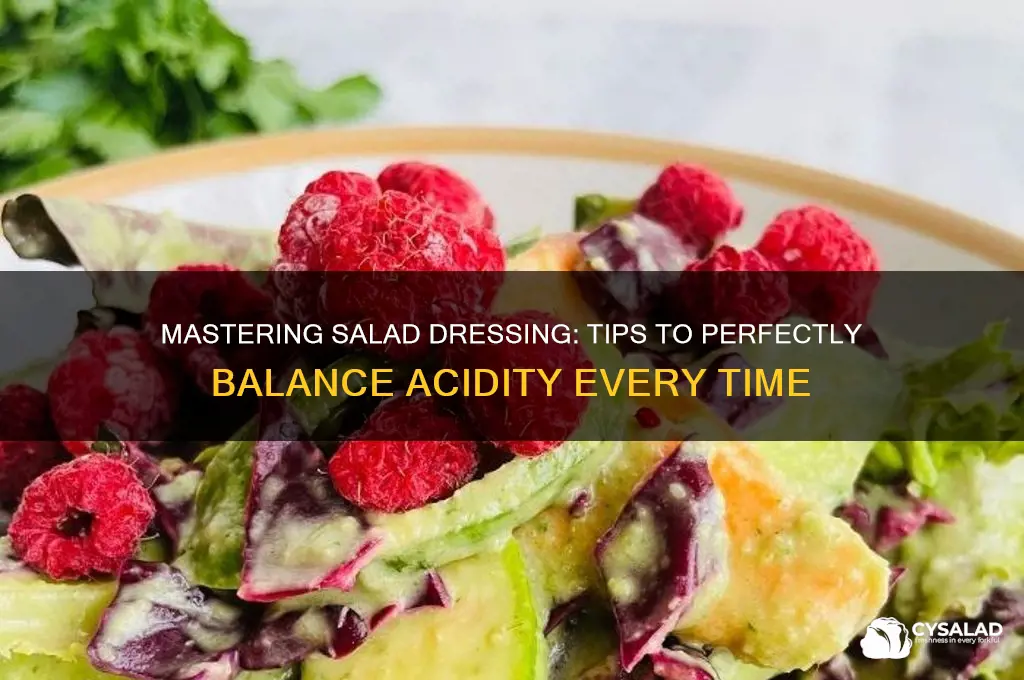 Mastering Salad Dressing: Tips To Perfectly Balance Acidity Every Time ...