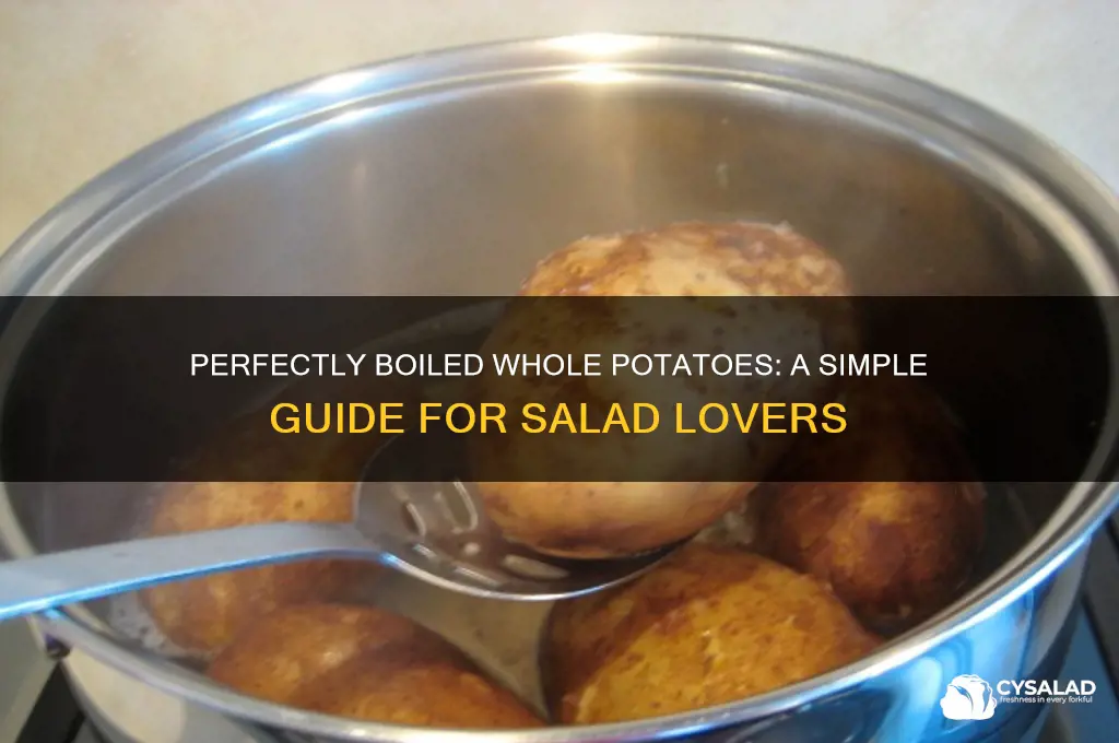 Perfectly Boiled Whole Potatoes: A Simple Guide For Salad Lovers | CySalad