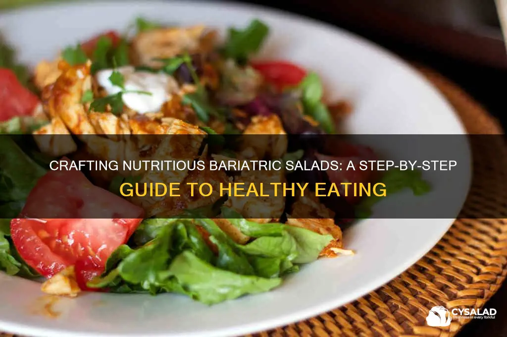 Crafting Nutritious Bariatric Salads: A Step-By-Step Guide To Healthy ...