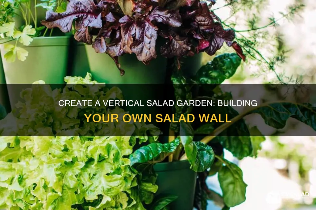Create A Vertical Salad Garden: Building Your Own Salad Wall | CySalad