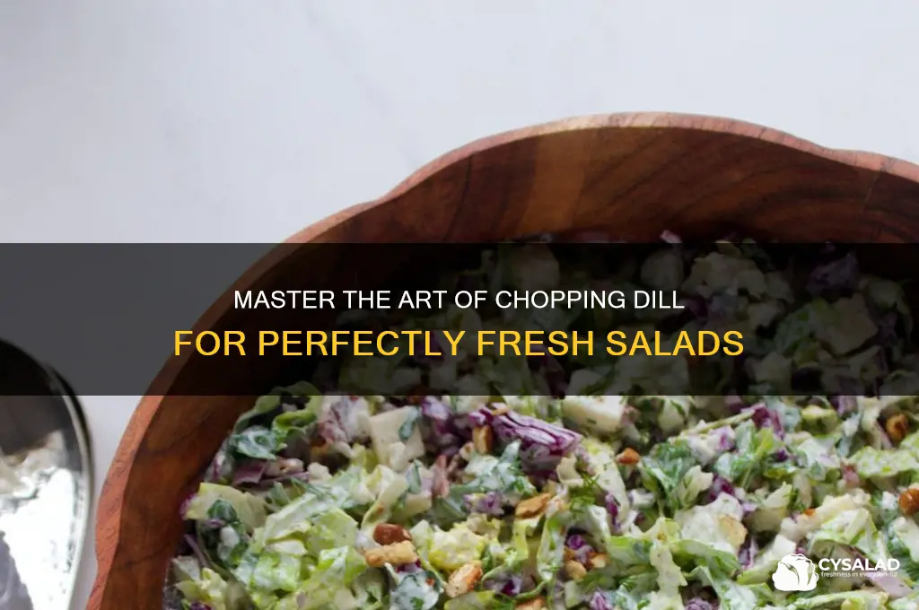 Master The Art Of Chopping Dill For Perfectly Fresh Salads | CySalad