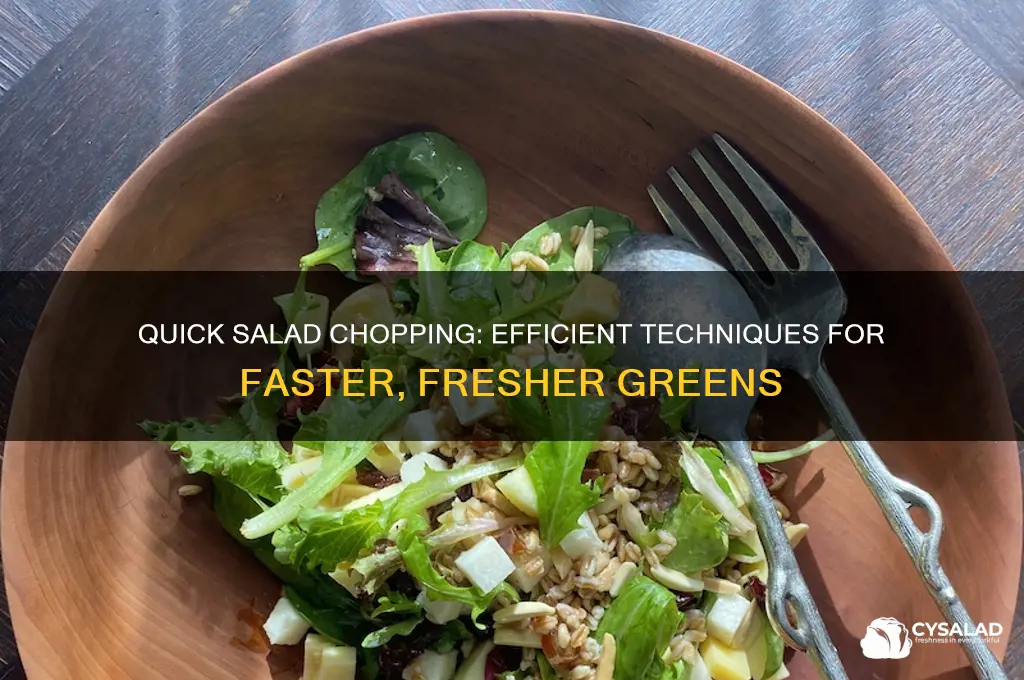 Quick Salad Chopping: Efficient Techniques For Faster, Fresher Greens ...