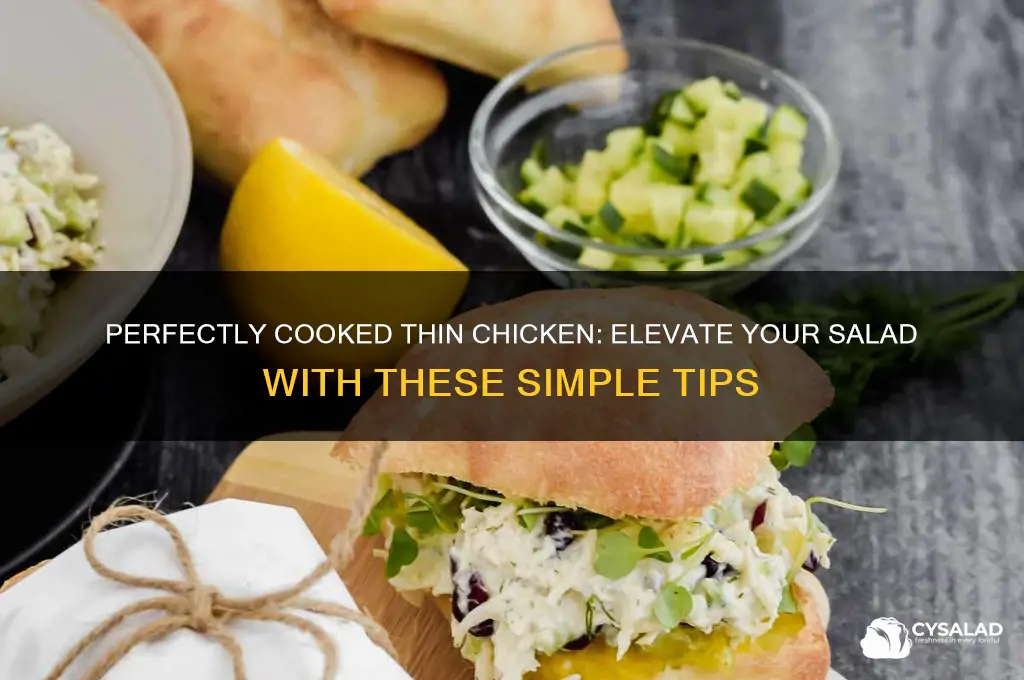 Perfectly Cooked Thin Chicken: Elevate Your Salad With These Simple ...