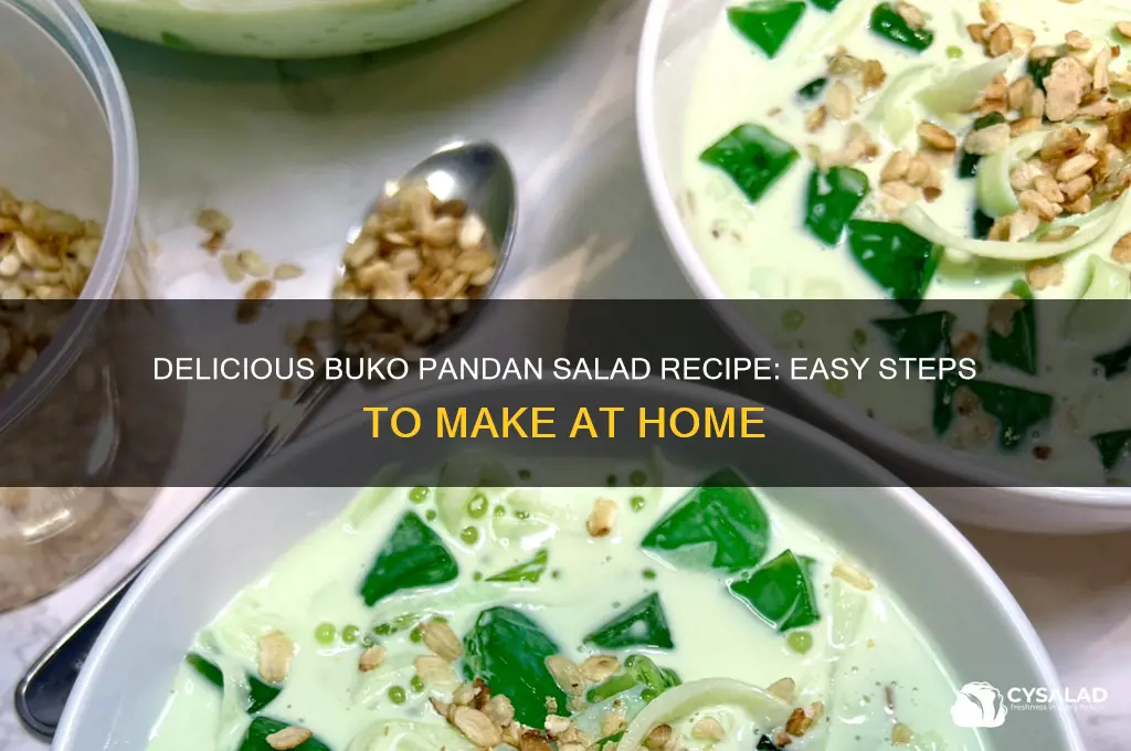 Delicious Buko Pandan Salad Recipe: Easy Steps To Make At Home | CySalad