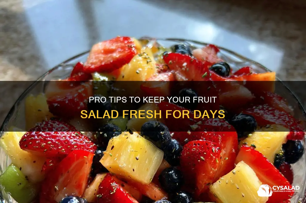 Pro Tips To Keep Your Fruit Salad Fresh For Days | CySalad
