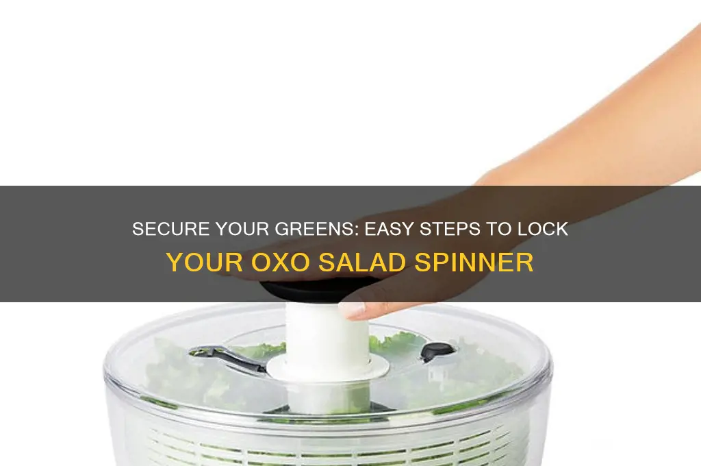 Secure Your Greens: Easy Steps To Lock Your Oxo Salad Spinner | CySalad