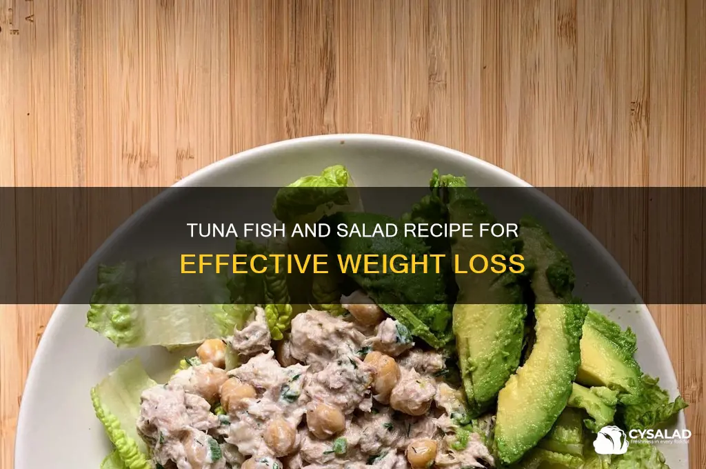 Tuna Fish And Salad Recipe For Effective Weight Loss | CySalad