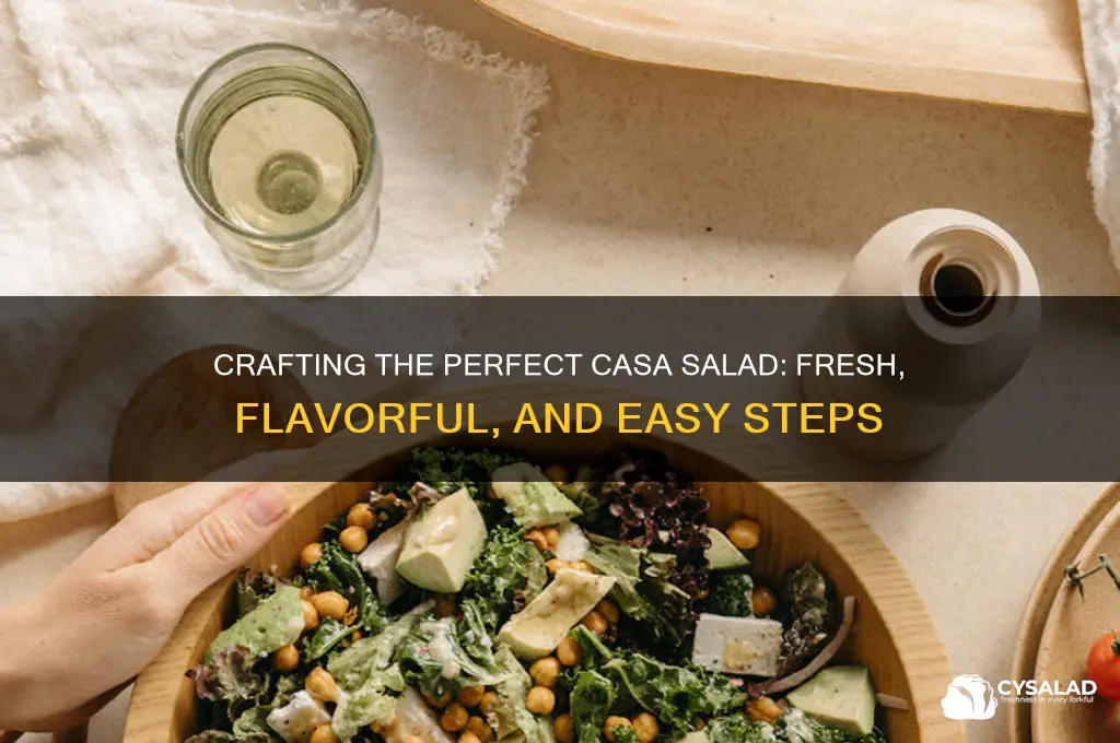 Crafting The Perfect Casa Salad: Fresh, Flavorful, And Easy Steps | CySalad