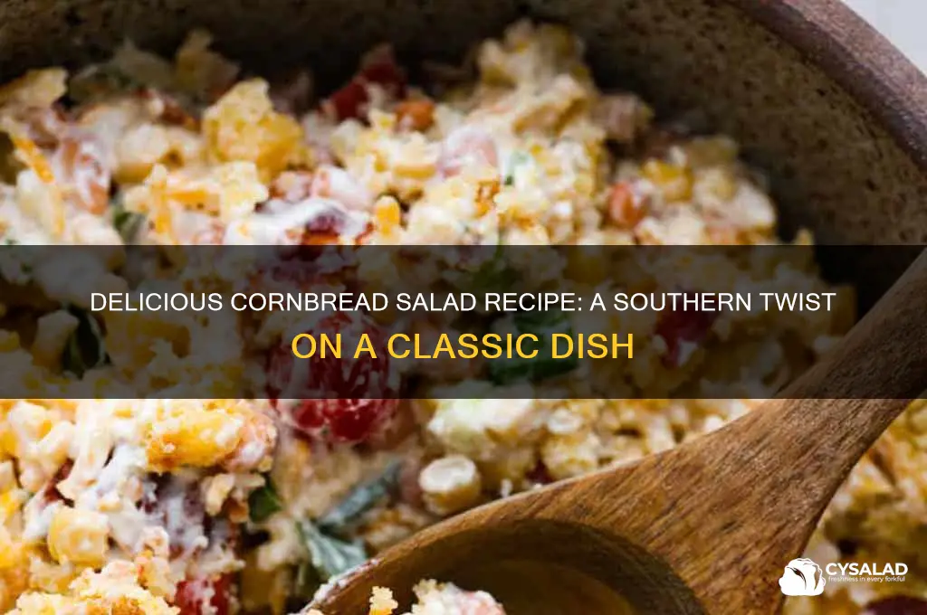 Delicious Cornbread Salad Recipe: A Southern Twist On A Classic Dish ...