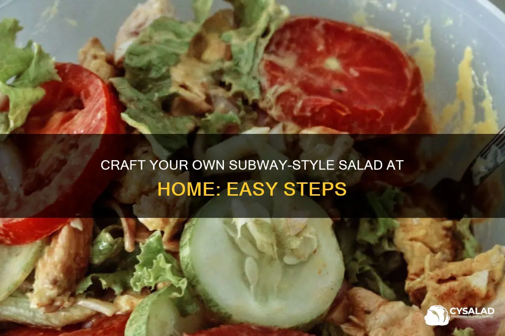 Craft Your Own Subway-Style Salad At Home: Easy Steps | CySalad