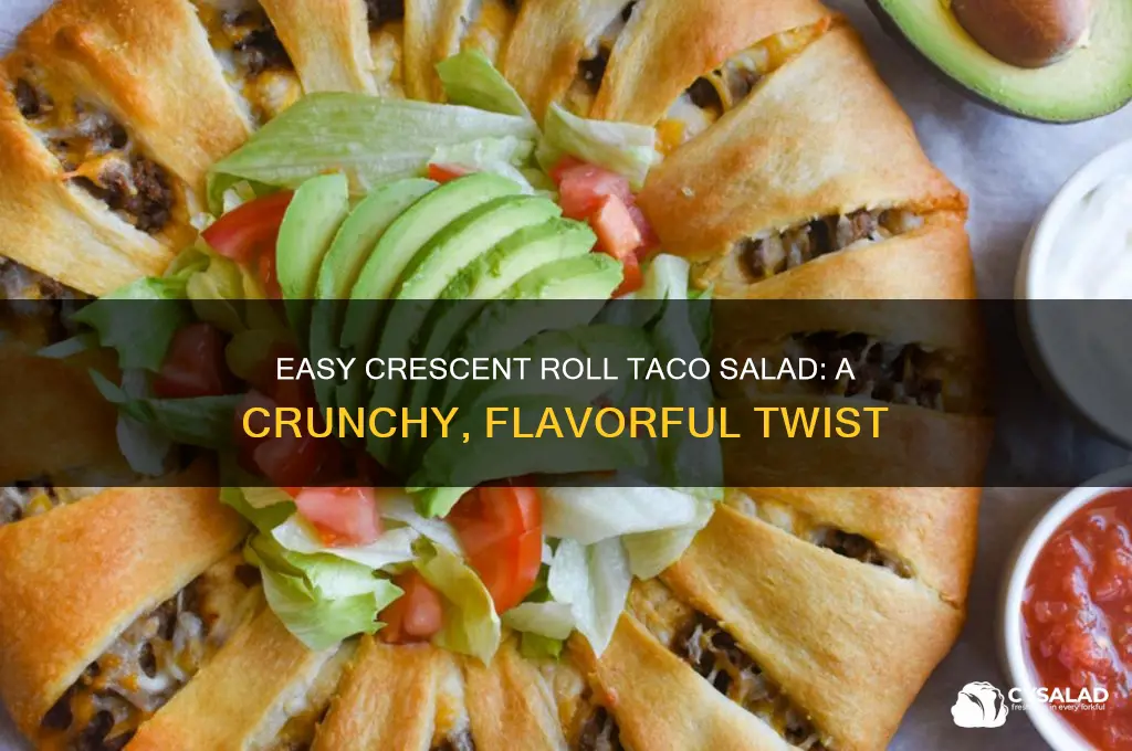 Easy Crescent Roll Taco Salad: A Crunchy, Flavorful Twist | CySalad