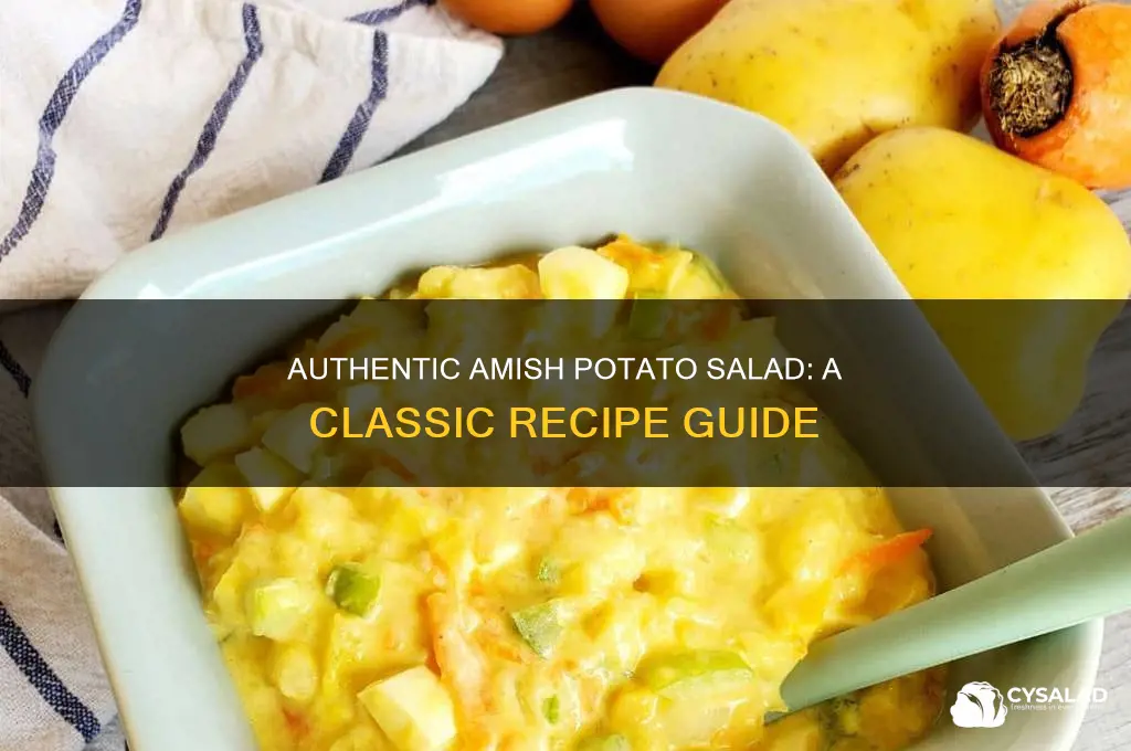 Authentic Amish Potato Salad: A Classic Recipe Guide | CySalad
