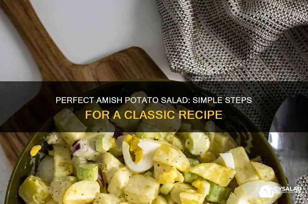 Perfect Amish Potato Salad: Simple Steps For A Classic Recipe | CySalad