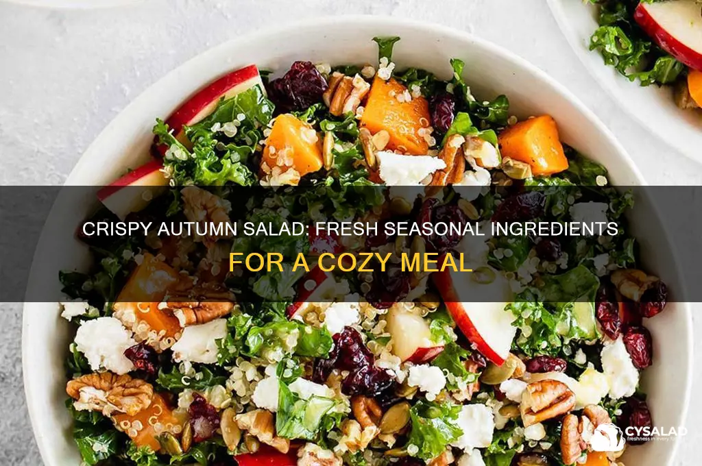 Crispy Autumn Salad: Fresh Seasonal Ingredients For A Cozy Meal | CySalad