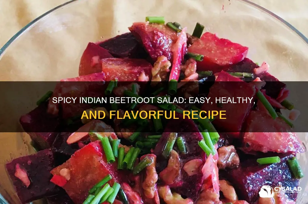 Spicy Indian Beetroot Salad: Easy, Healthy, And Flavorful Recipe | CySalad